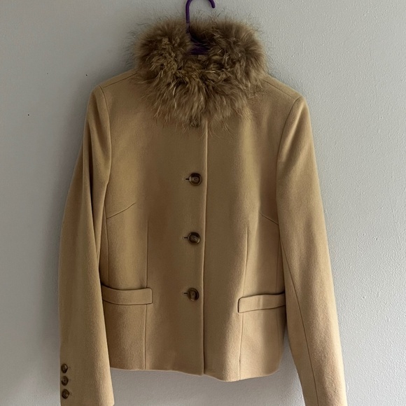 Ann Taylor | Jackets & Coats | Ann Taylor Wool Jacket W Detachable Faux ...